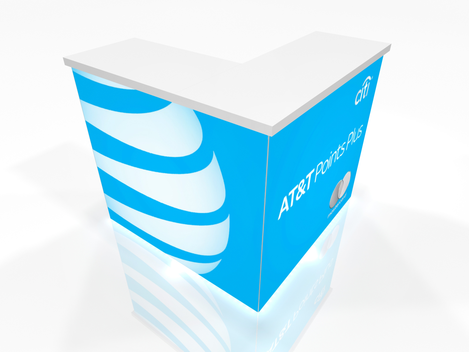 Exhibit Design Search | Smarter Trade Shows - MOD-1722 Backlit Counter ...